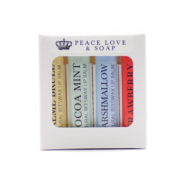 MULTIPACK - Lip Balm Set - Regular - Peace Love & Soap